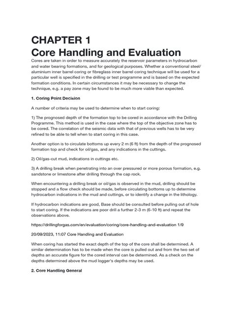 Image result for Coring Sample