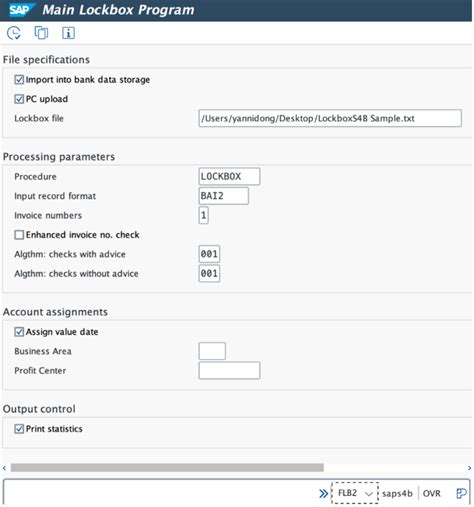 Image result for SAP Lockbox Configuration Tutorial 2