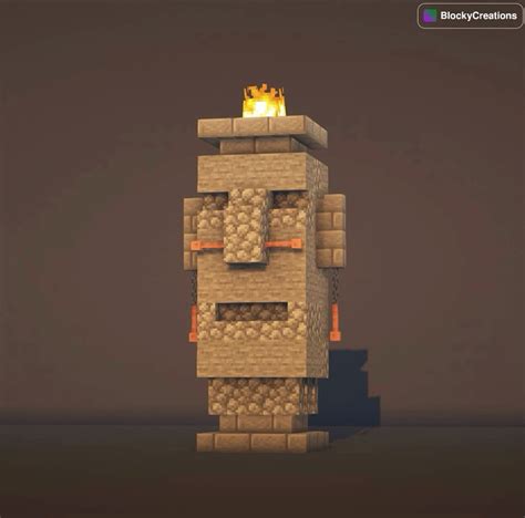 Image result for Minecraft Small Statue Build