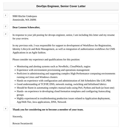 Image result for DevOps Engineer Cover Letter Examples