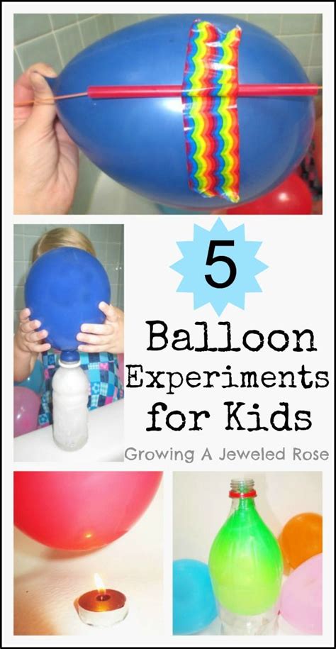 Image result for Balloon Science Experiments