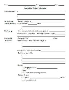 Image result for Evolution Guided Notes