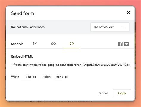 Image result for Google Forms Sample HTML