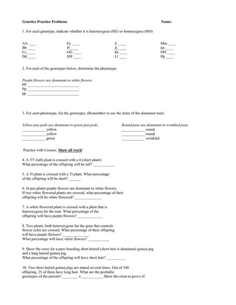 Image result for Genetics Practice