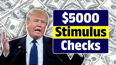 Image result for 5000 Stimulus Check