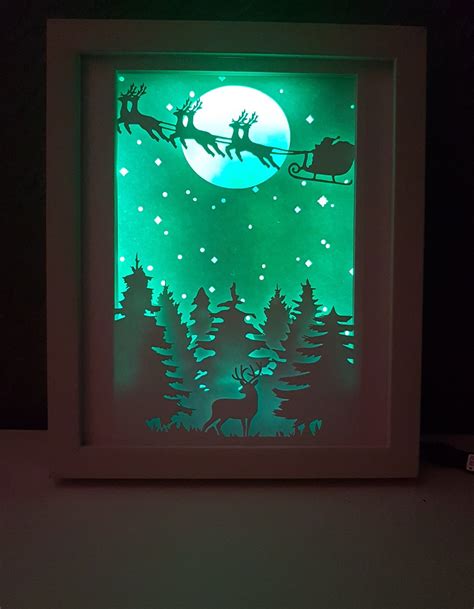 Image result for Reindeer Shadow Box Tutorial