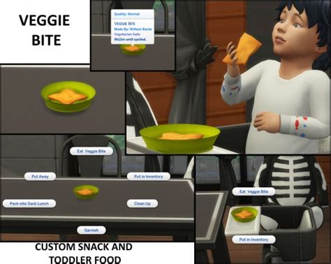 Image result for Sims 4 Snacks Mod