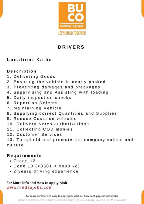 Image result for Code 10 Driver Jobs