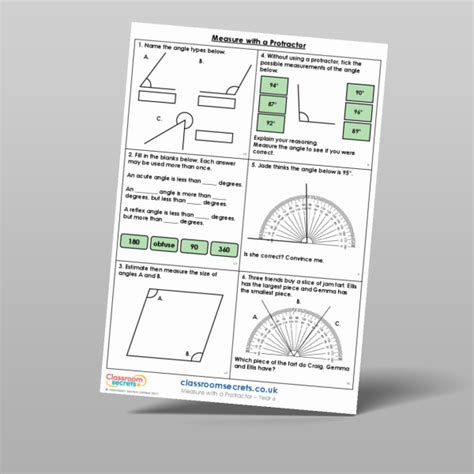 Image result for Lesson for Grade 6 Using Protractor
