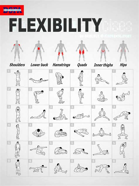 Image result for Stretching Exercise Chart