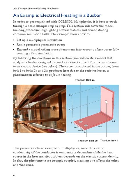 Image result for COMSOL Application Library Busbar Box