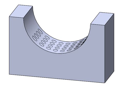 Image result for SolidWorks Pattern On Curved Surface