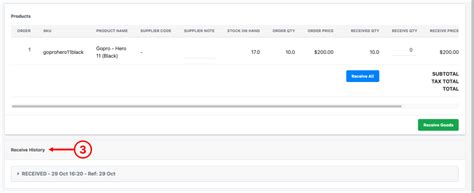 Image result for Receiving Purchase Order