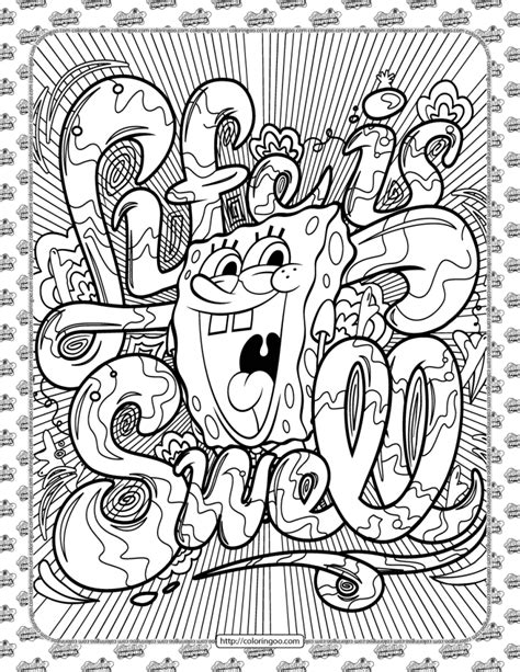 Image result for Spongebob Coloring Sheets
