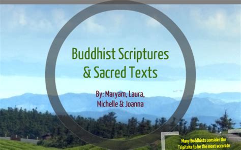 Buddhist Scriptures & Sacred Texts by Budd Hism on Prezi