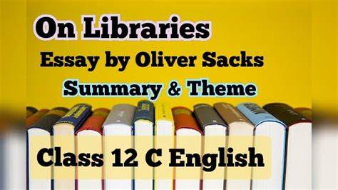 Image result for On Libraries Exercise Class 12 Video