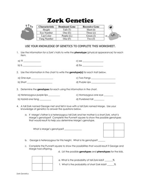 Image result for Human Genetics Worksheet Answers