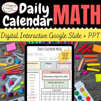 Image result for Math Calendar Project Google Slides