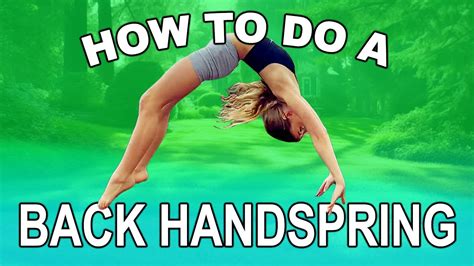 Image result for Back Hand Spring Learning