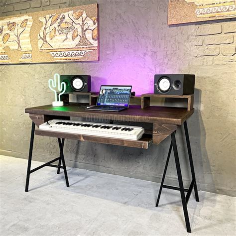 Studio Desk With Keyboard Tray - Etsy