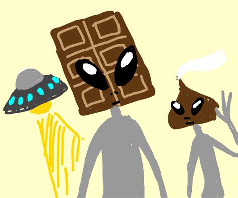 Image result for Alien Eating Chocolate