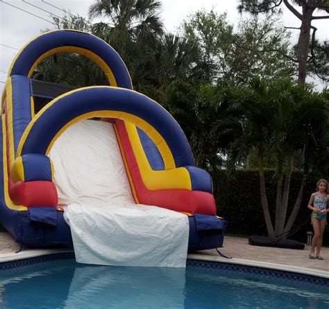 Image result for Inflatable Slide for Inground Pool
