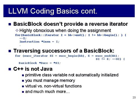 Image result for LLVM Basic Block