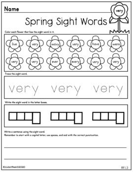 Image result for First Grade Spring Worksheets
