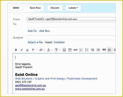 Image result for Google Mail Sign Format