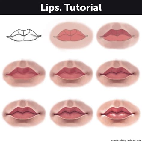 Image result for Hyper Lip Drawing Tutorial