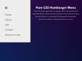 Image result for Burger Menu HTML