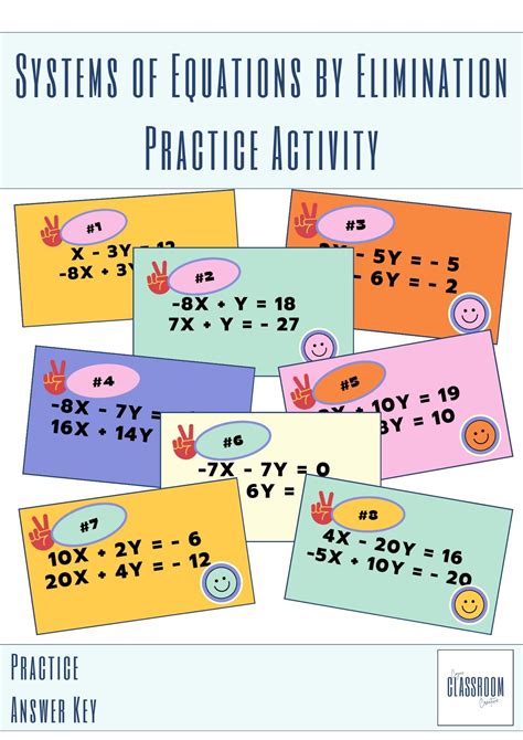 Image result for System of Equations Practice