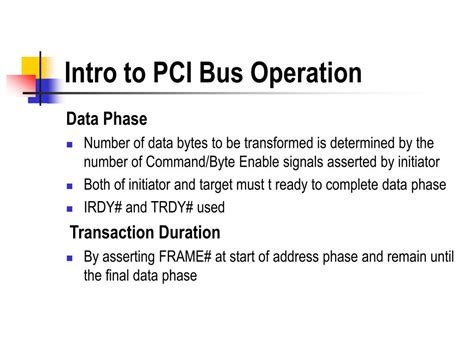 Image result for PCI Bus Structure