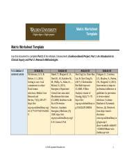 Image result for Theory Matrix Worksheet