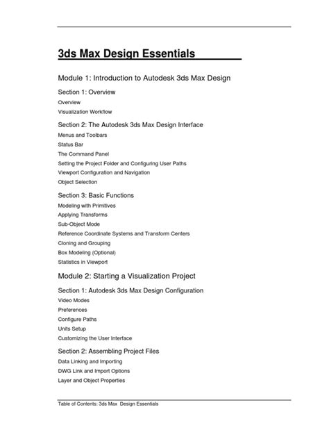 Image result for 3DS Max Design Tutorial PDF