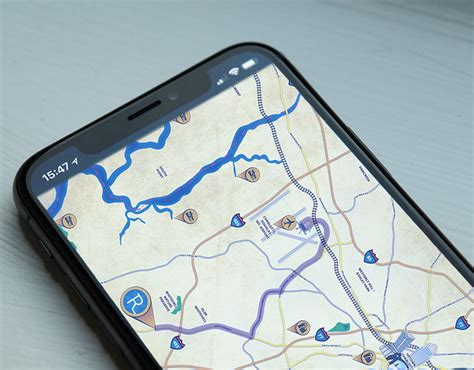 Example of a custom map | Behance