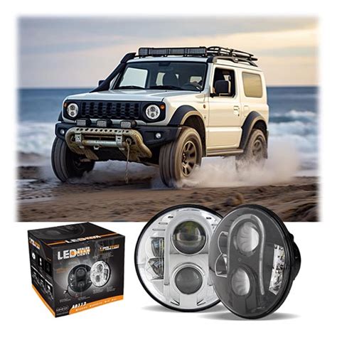 Image result for 7 Inch Round LED Headlight