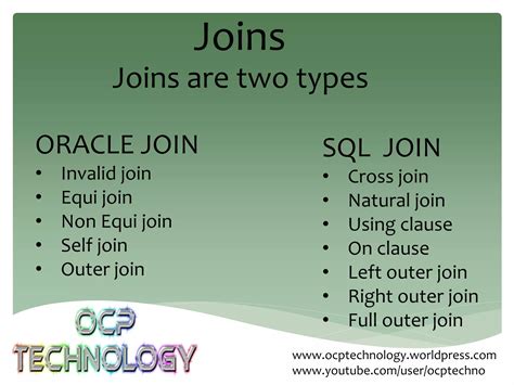 Image result for Where Join in Oracle SQL