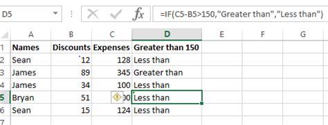 Image result for IF Function Excel with Money