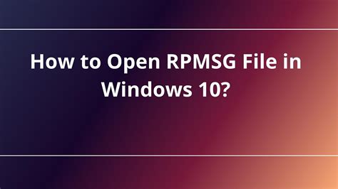 Image result for Best Programs for .Rpmsg