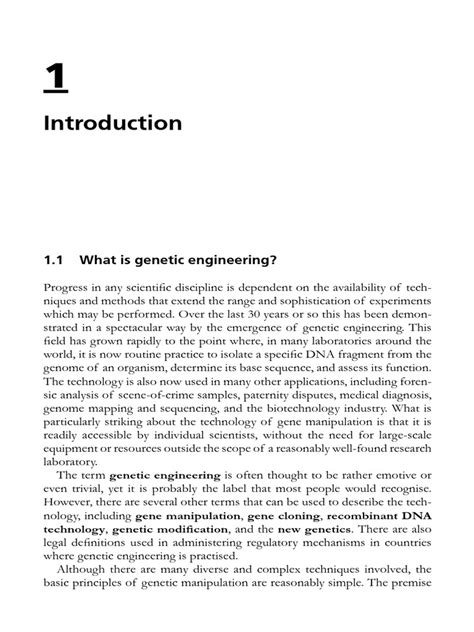Image result for Genetic Engineering Lecture Notes PDF