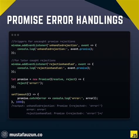 Image result for JS Promise Error Handling