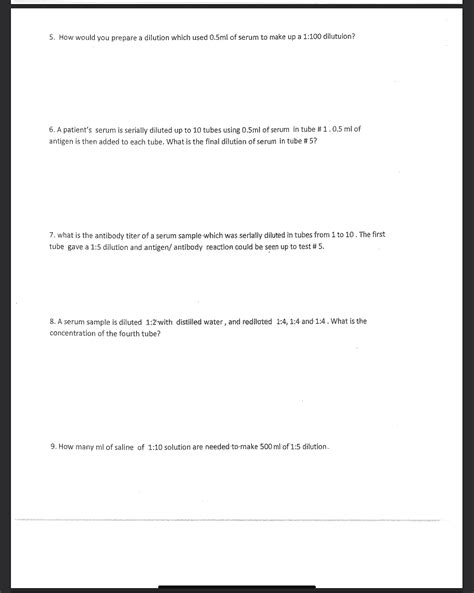 Image result for Dilution Math Problem