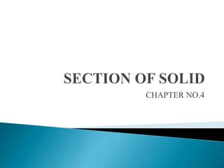 Image result for Solid Section
