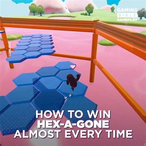 Genius Fall Guys Hex-A-Gone Strategy | *Players on Hex-A-Gone jumping ...