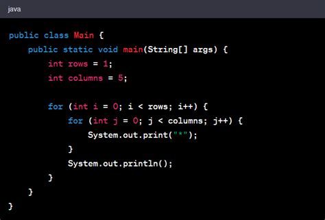 Image result for Sample Pattern Java Program