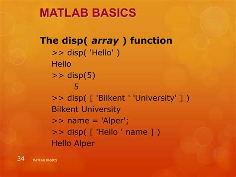 Image result for MATLAB Basics Ppt