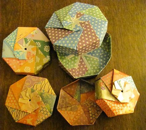 Image result for Origami Box Octagonal
