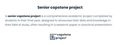 Image result for Senior Capstone Project Examples
