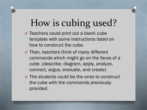 Image result for Cubing Lesson Plans
